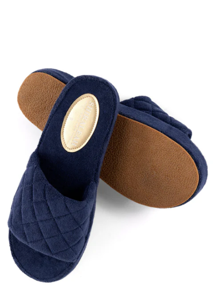 Sol Terry Pool Slides Navy - Mixo Concept Store