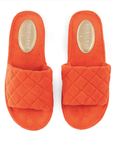 Sol Terry Pool Slides Orange - Mixo Concept Store