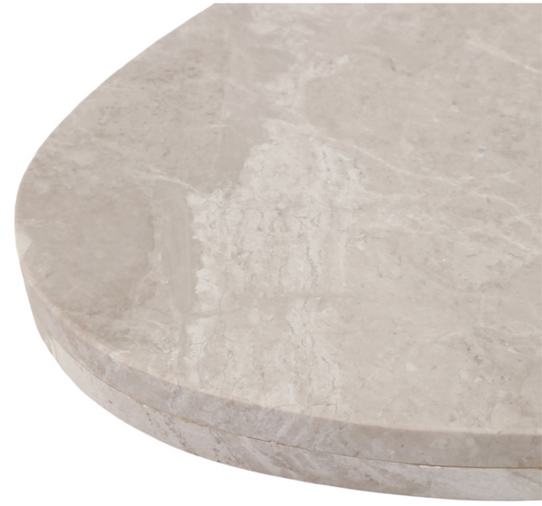 Curvus Marble and Wood Accent Table - Mixo Concept Store