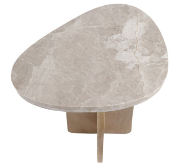 Curvus Marble and Wood Accent Table - Mixo Concept Store