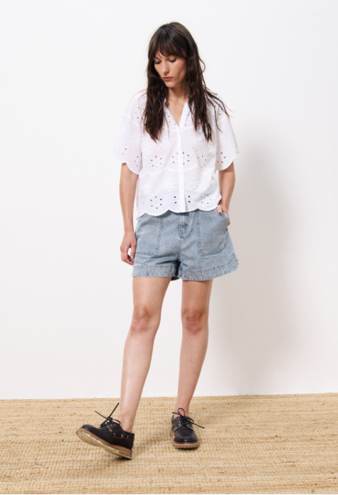 Neda Shirt White L - Mixo Concept Store