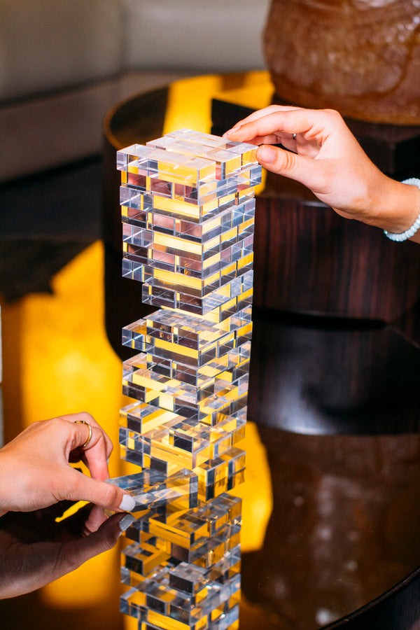 Acrylic Jenga - Transparente - Mixo Concept Store